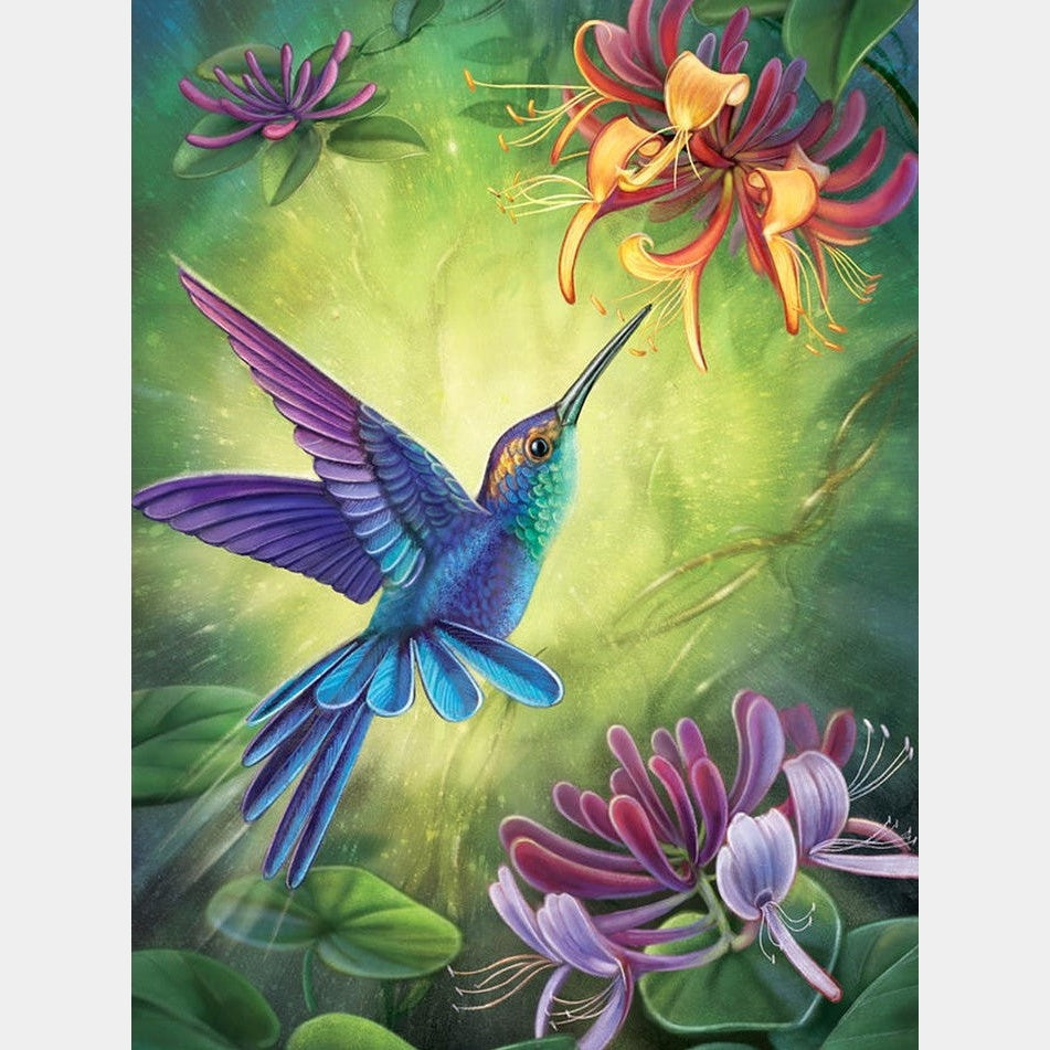 Colibri | 30 x 40 cm 2 – Diamond Painting en Cancún