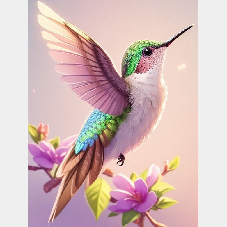 Colibri | 30 x 40 cm – Diamond Painting en Cancún