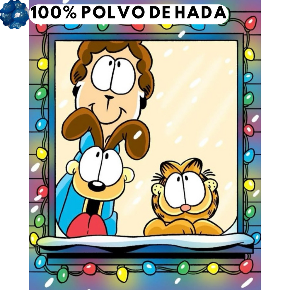 Garfield | 40 x 50cm – Diamond Painting en Cancún
