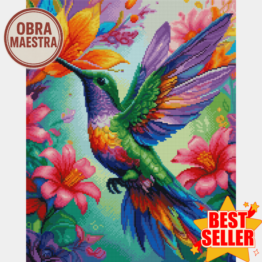 Colibri | 40 x 50 cm – Diamond Painting en Cancún